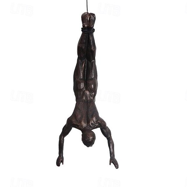1pc Modern Simple Resin Sculpture Creative Rock Climbing Man Wall ...