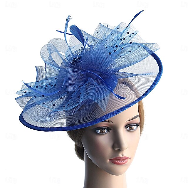 Fascinators Hats Headwear Organza Fedora Hat Floppy Hat Top Hat Horse ...