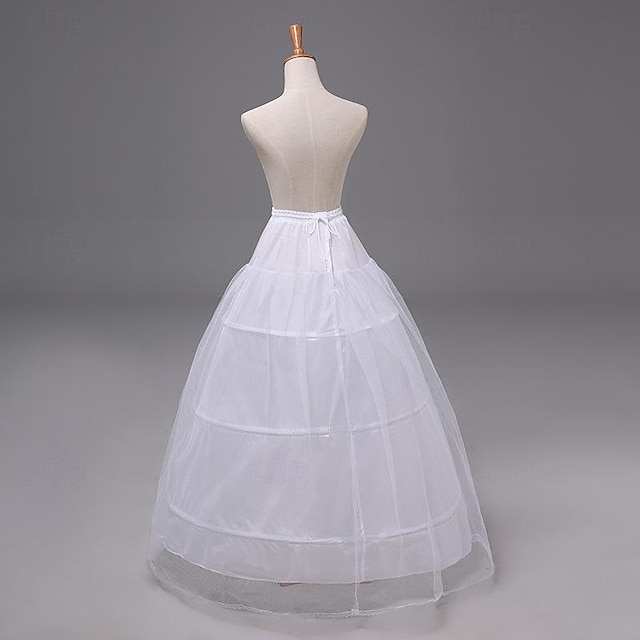 Rococo Victorian Floor Length Petticoat Hoop Skirt Tutu Tulle Skirt ...