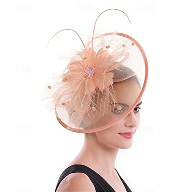 Elegant Retro Vintage Fascinators Hat Fascinator Veil Headband Bridal ...