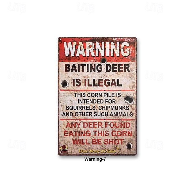 1 pc Humorous Decorative Plate Funny Tin Sign Bar Pub Garage Home Art ...