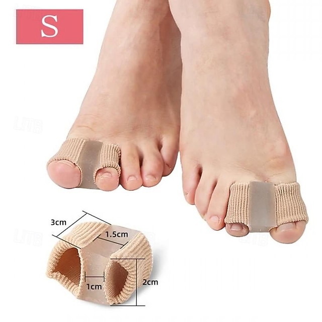 Silicone Toe Spreader Separator Bunion Hallux Valgus Corrector Thumb ...