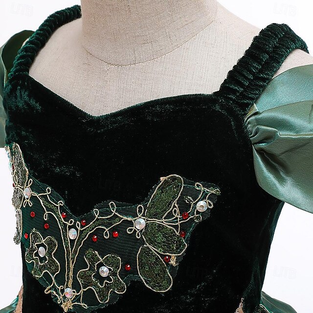 Snow Queen Frosty Fairytale Princess Anna Flower Girl Dress Theme Party ...