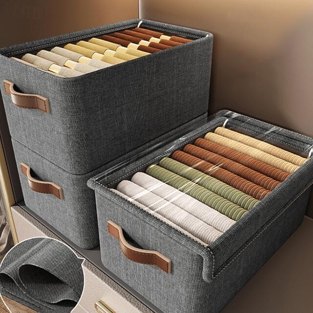 Wardrobe Quilt Clothes Storage Box, Steel Frame Storage Box, Finishing ...