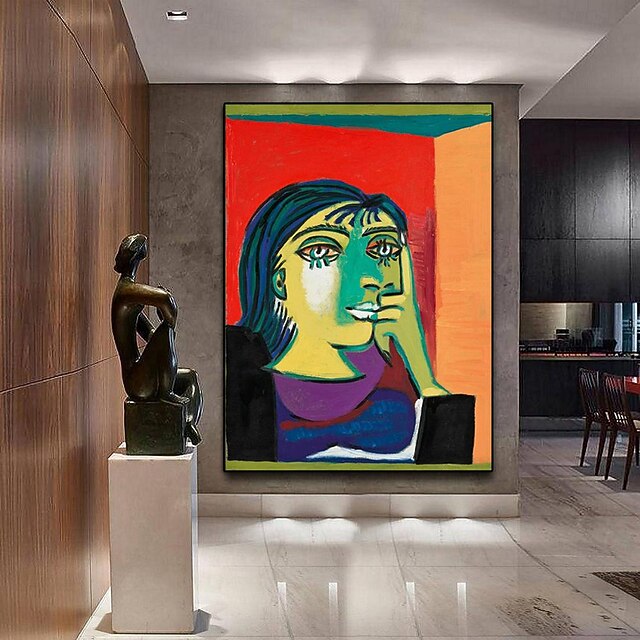 Hand painted Pablo Picasso FRAME Portrait of Dora Maar 1937 oil ...
