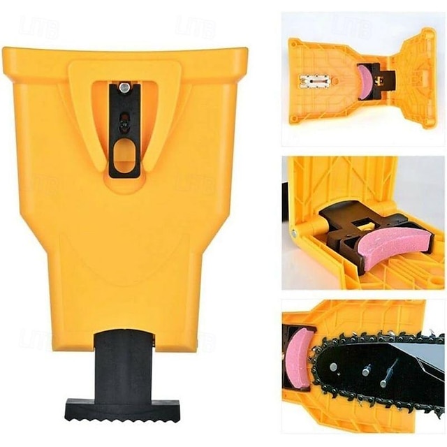 Chainsaw Teeth Sharpener, Universal Chain Saw Blade Sharpener, Fast Working Chainsaw Sharpening ...