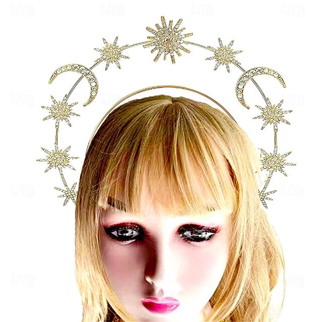 Bride's Halo Hairband Exotic Charm Goddess Rhinestone Crown Butterfly ...