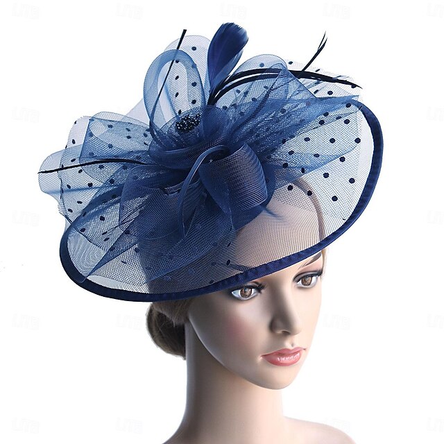 Fascinators Hats Headwear Organza Fedora Hat Floppy Hat Top Hat Horse ...