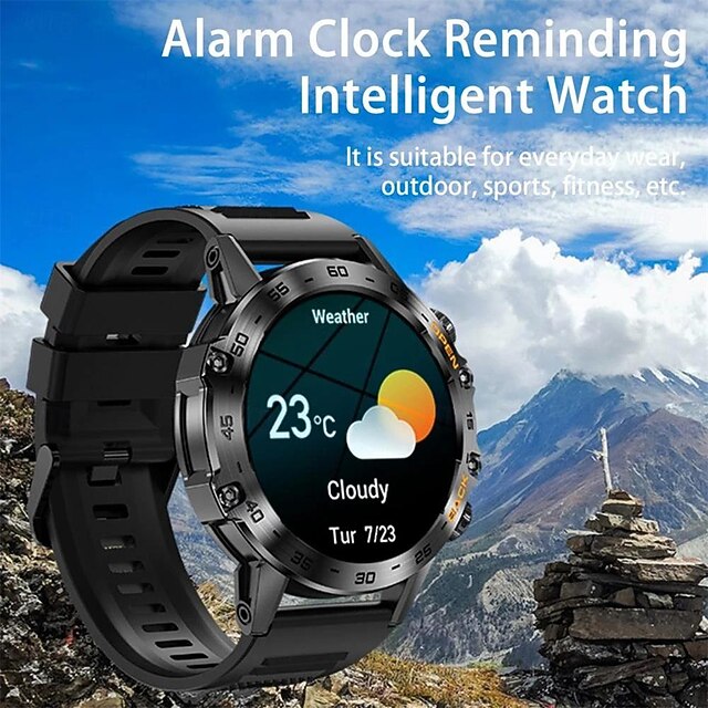 K52 Smart Watch Men 1.39inch IPS Screen Bluetooth Call Custom Dial ...