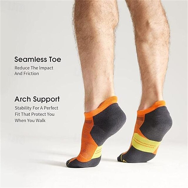 Men's 6-Pack Multi Packs Socks Ankle Socks Low Cut Socks Running Socks ...