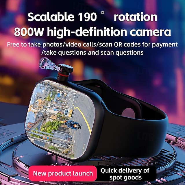 iMosi S9 Smart Watch 2.06 inch 4G LTE Cellular Smartwatch Phone 4G ...