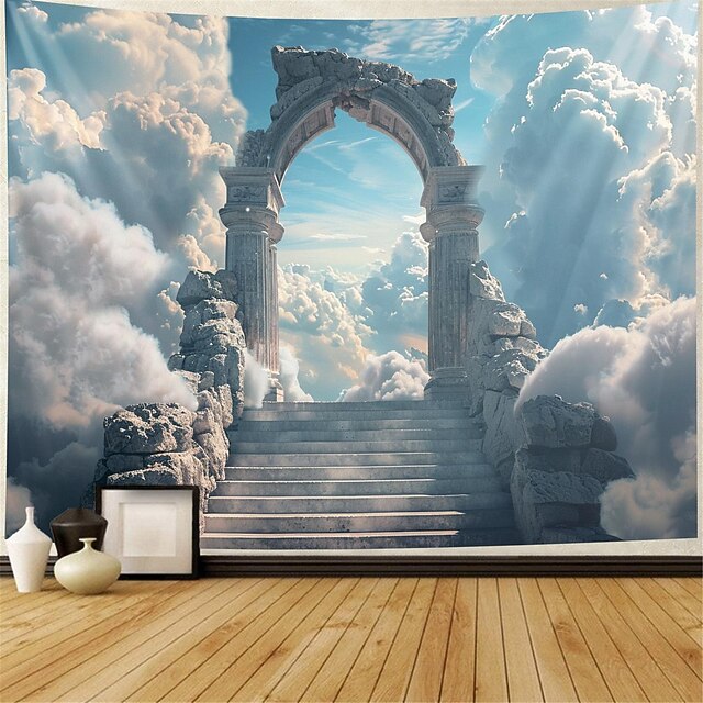 Ladder to Heaven Hanging Tapestry Wall Art Large Tapestry Mural Decor ...