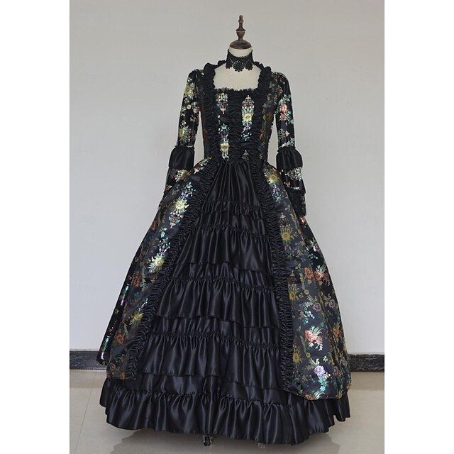 Rococo Victorian Ball Gown Party Costume Masquerade Prom Dress Plus ...