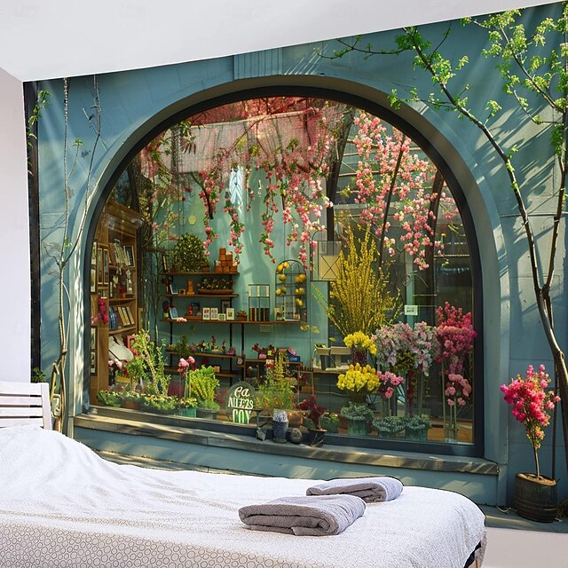 Pottage Farmhouse Hanging Tapestry Wall Art Large Tapestry Mural Decor ...
