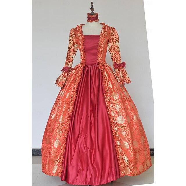 18th Century Women's Rococo Ball Gown Princess Maria Antonietta Rococo ...