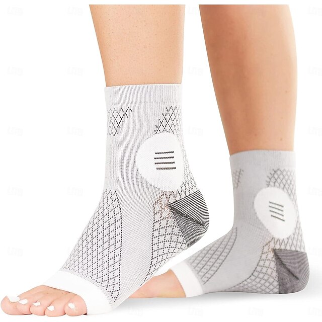 1 Pair Neuropathy Socks for Women and Men - Toeless Compression Socks ...