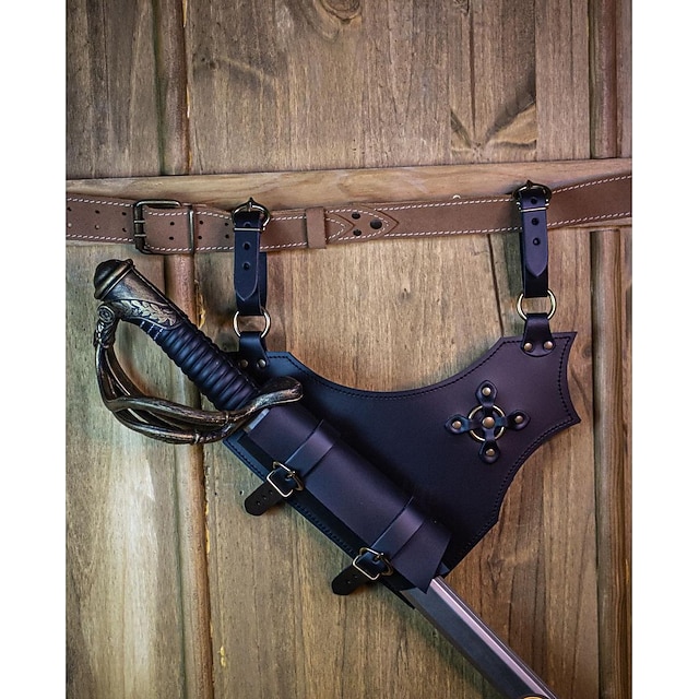Medieval Renaissance Steampunk Cosplay Costume Scabbard Sword Holder ...