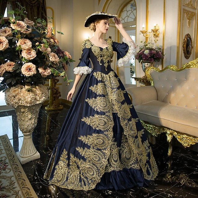 Gothic Rococo Victorian Dress Party Costume Prom Dress Princess ...