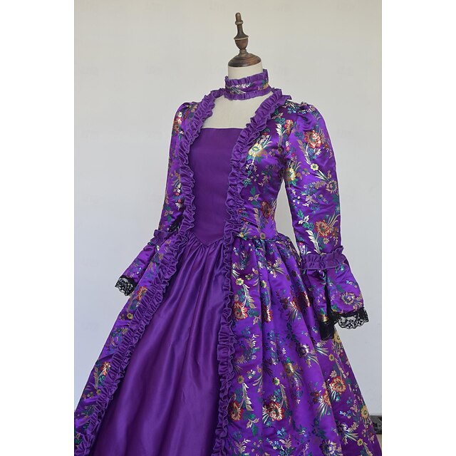 18th Century Women's Rococo Ball Gown Princess Maria Antonietta Rococo ...