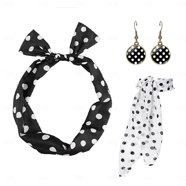 1950s Vintage Inspired Grease Outfits Flare Dress Fancy Dress Women's ...