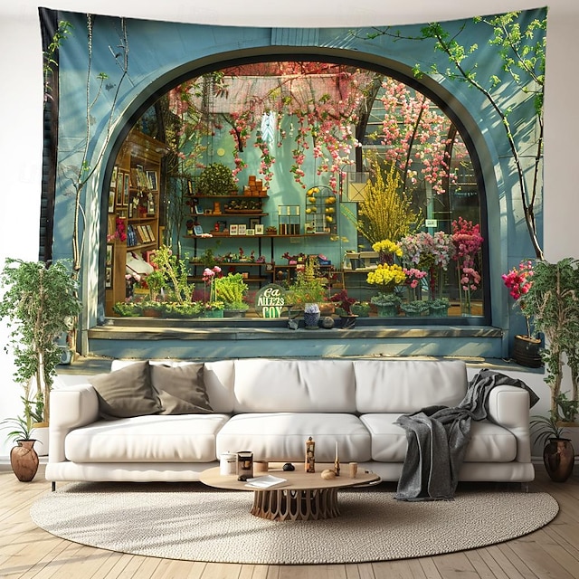 Pottage Farmhouse Hanging Tapestry Wall Art Large Tapestry Mural Decor ...
