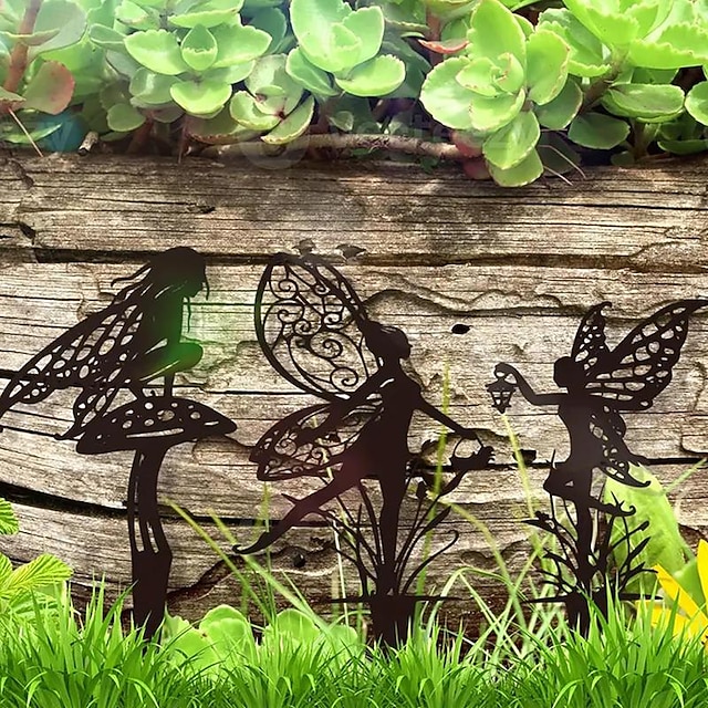 Garden Fairies Metal Garden Art. Fairy Aurora is a Spring Garden Fairy ...