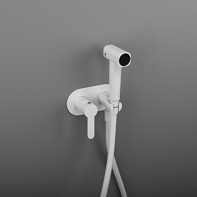 Brushed Grey Bidet Sprayer set wall Bidet shower Hot And Cold bidet ...