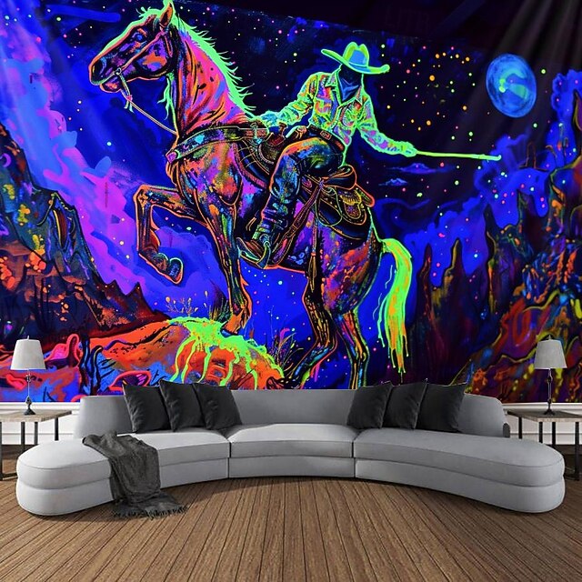Blacklight Tapestry UV Reactive Glow in the Dark Glow Party Neon ...