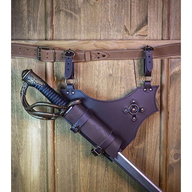 Medieval Renaissance Steampunk Cosplay Costume Scabbard Sword Holder ...
