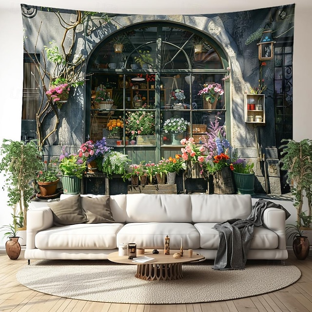 Pottage Farmhouse Hanging Tapestry Wall Art Large Tapestry Mural Decor ...
