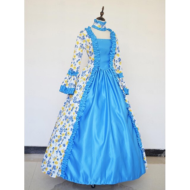 18th Century Women's Rococo Ball Gown Princess Maria Antonietta Rococo ...