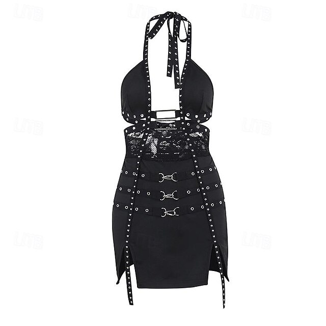 Sexy Y2K Year 2000 Dress Goth Girl Women's Halloween Carnival ...