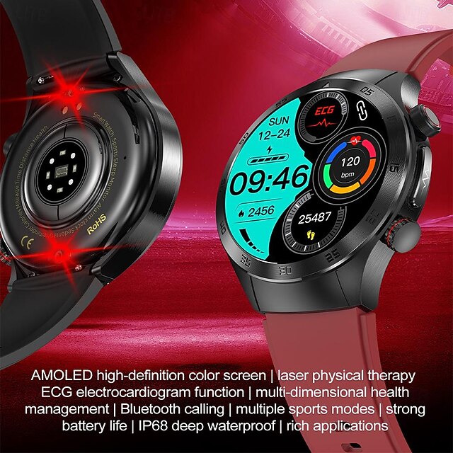 iMosi E800 Smart Watch 1.49 inch Smartwatch Fitness Running Watch ...