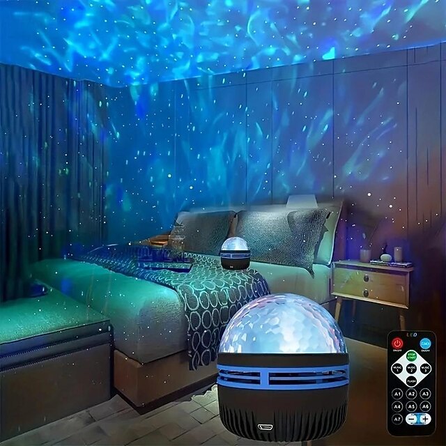 1pc Ocean Wave Projector Water Ripple Light Projector Light, Star ...