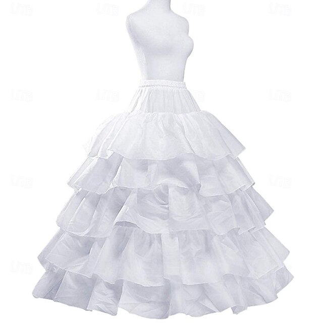 Rococo Victorian Floor Length Petticoat Hoop Skirt Under Skirt ...