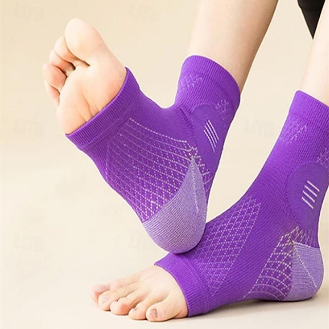 1 Pair Neuropathy Socks for Women and Men - Toeless Compression Socks ...