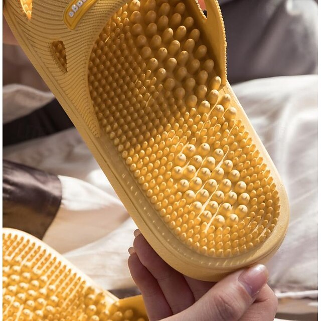 Slippers for Women Men Foot Massage Plantar Fasciitis Sliders House ...