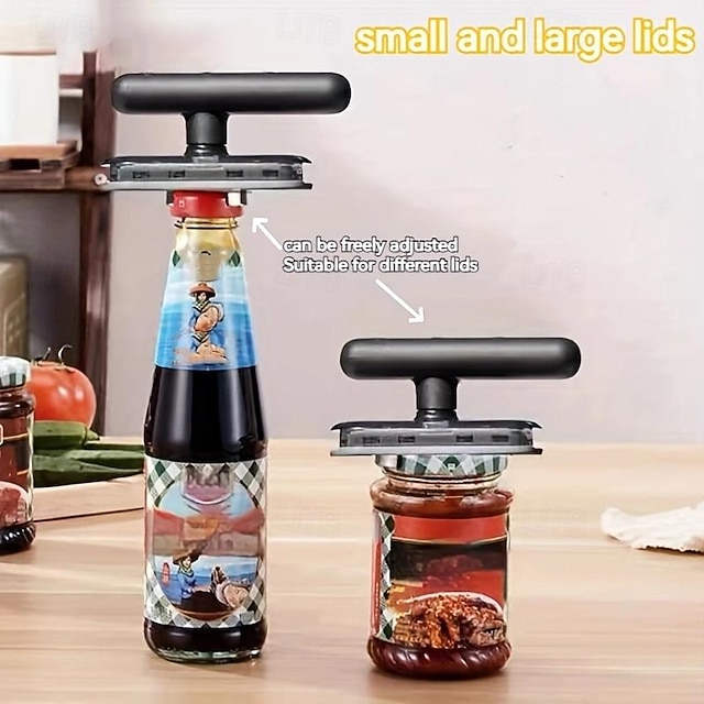 Jar Opener, Adjustable Jar & Bottle Opener, Adjustable Multifunctional ...