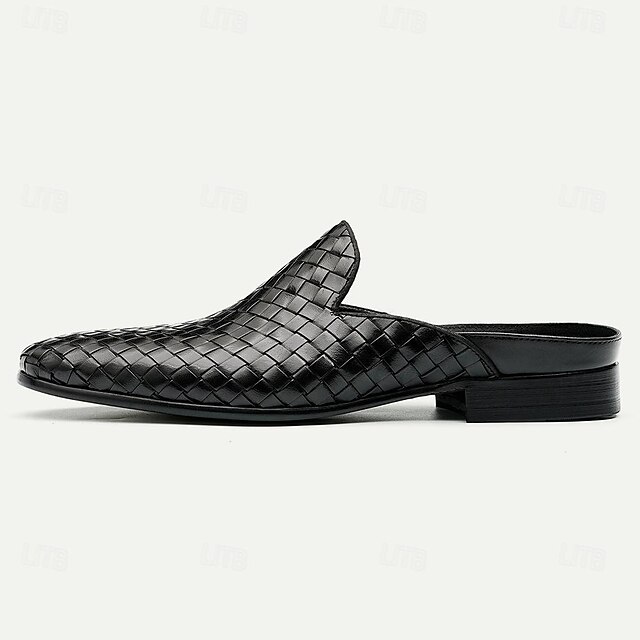 Men's Clogs & Mules Full-grain Leather Leather Comfortable Slip ...
