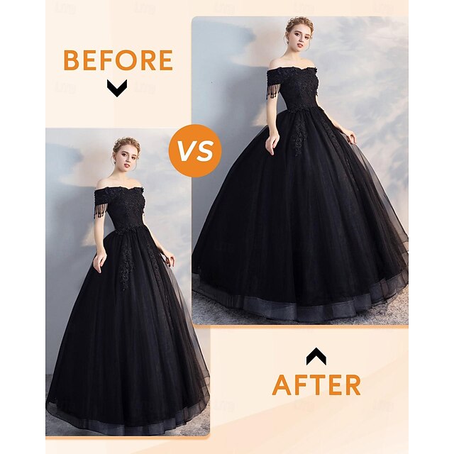 Rococo Baroque Victorian Floor Length Petticoat Hoop Skirt Under Skirt ...