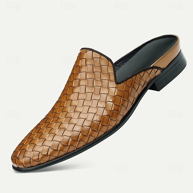 Men's Clogs & Mules Full-grain Leather Leather Comfortable Slip ...