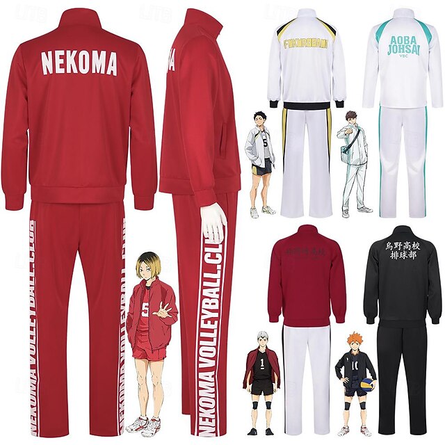 Haikyuu Hinata Shoyo Anime School Uniforms Halloween Carnival Coat ...