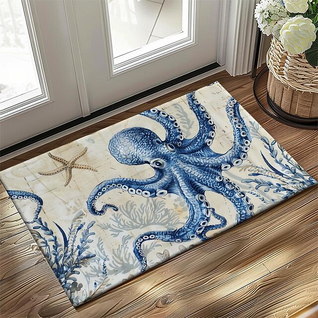 Sea Turtle Doormat Kitchen Mat Floor Mat Non-Slip Area Rug Oil Proof ...