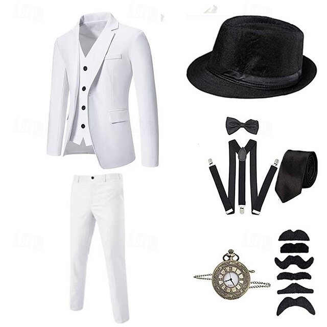 Vintage Roaring 20s 1920s Outfits Suits & Blazers Accesories Set The ...