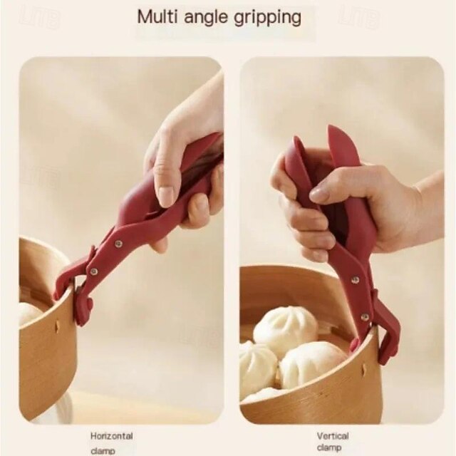 Anti Scald Plate Bowl Dish Pot Holder Holder Silicon Clamp Anti-hot ...