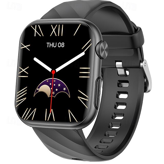 iMosi MT500 Smartwatch 1.97 Zoll Smartwatch Fitnessuhr Bluetooth EKG ...