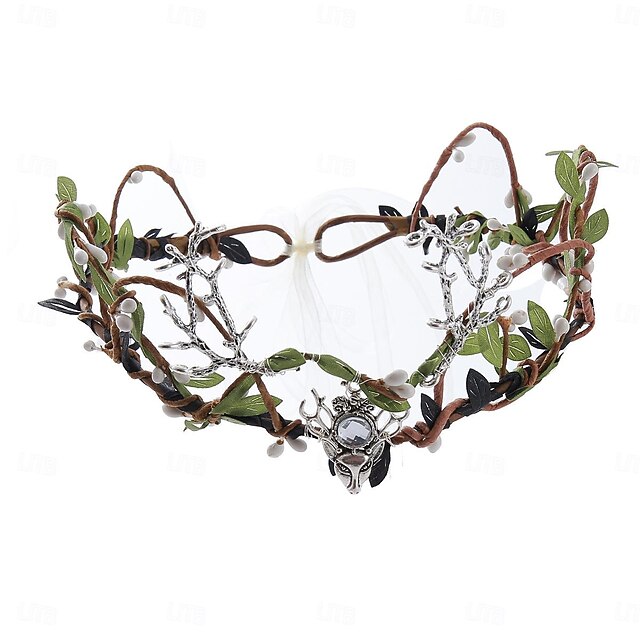 Floral Medieval Renaissance Headpiece Headband Fairy Elven Fancy Dress ...