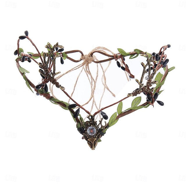 Floral Medieval Renaissance Headpiece Headband Fairy Elven Fancy Dress ...