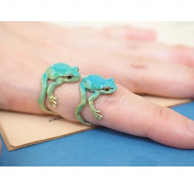 Tree Frog Ring, Adjustable Tree Frog Ring, Handmade Frog Ring,Vintage ...