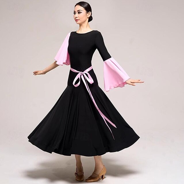 Robe de danse de salon pour femmes, vêtements de danse modernes, grande ...